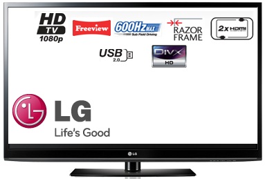 Plazma televizor LG 50PK350, 50”, Full HD 1080p, 600 Hz, 2 x HDMI, USB ...